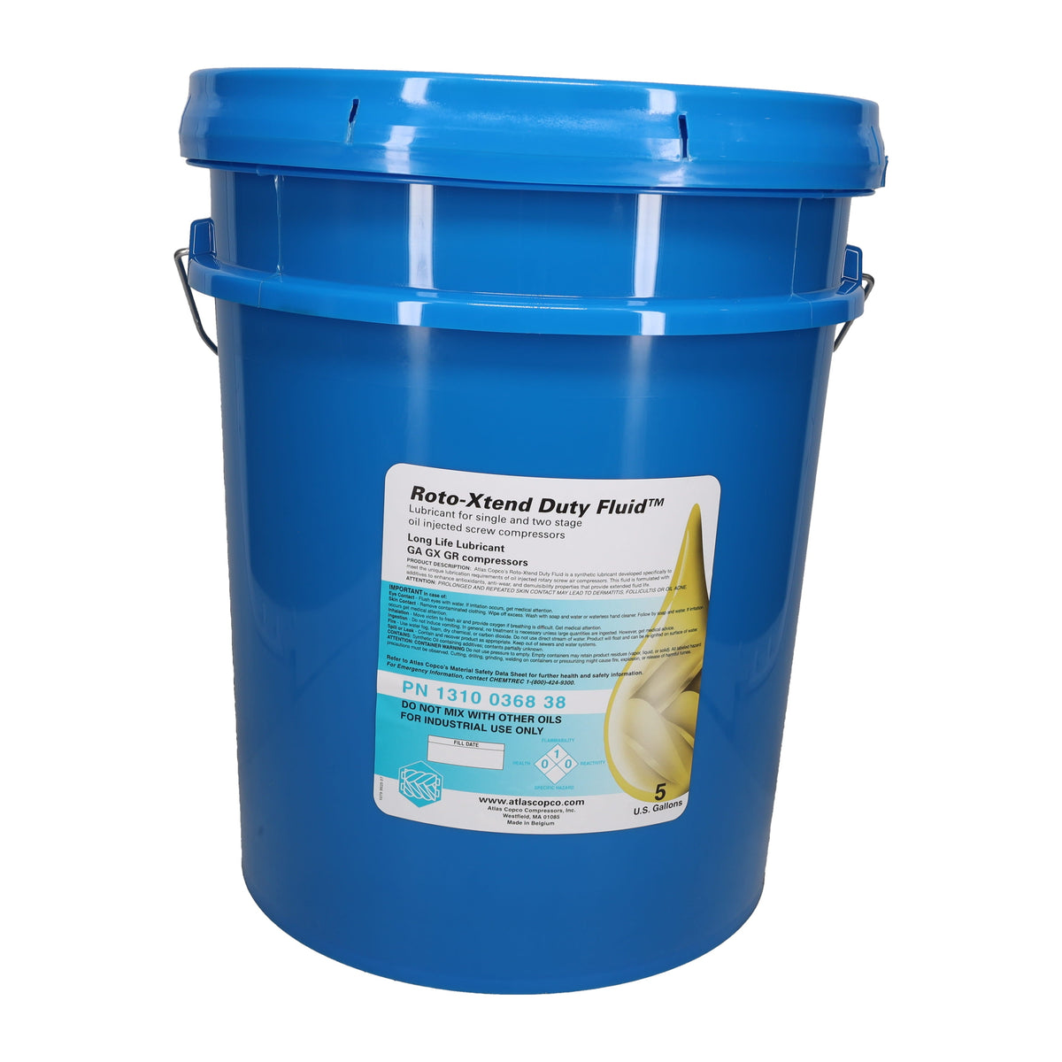Roto-Extend Compressor Oil – 5 Gallon Pail – Atlas Copco Canada Store